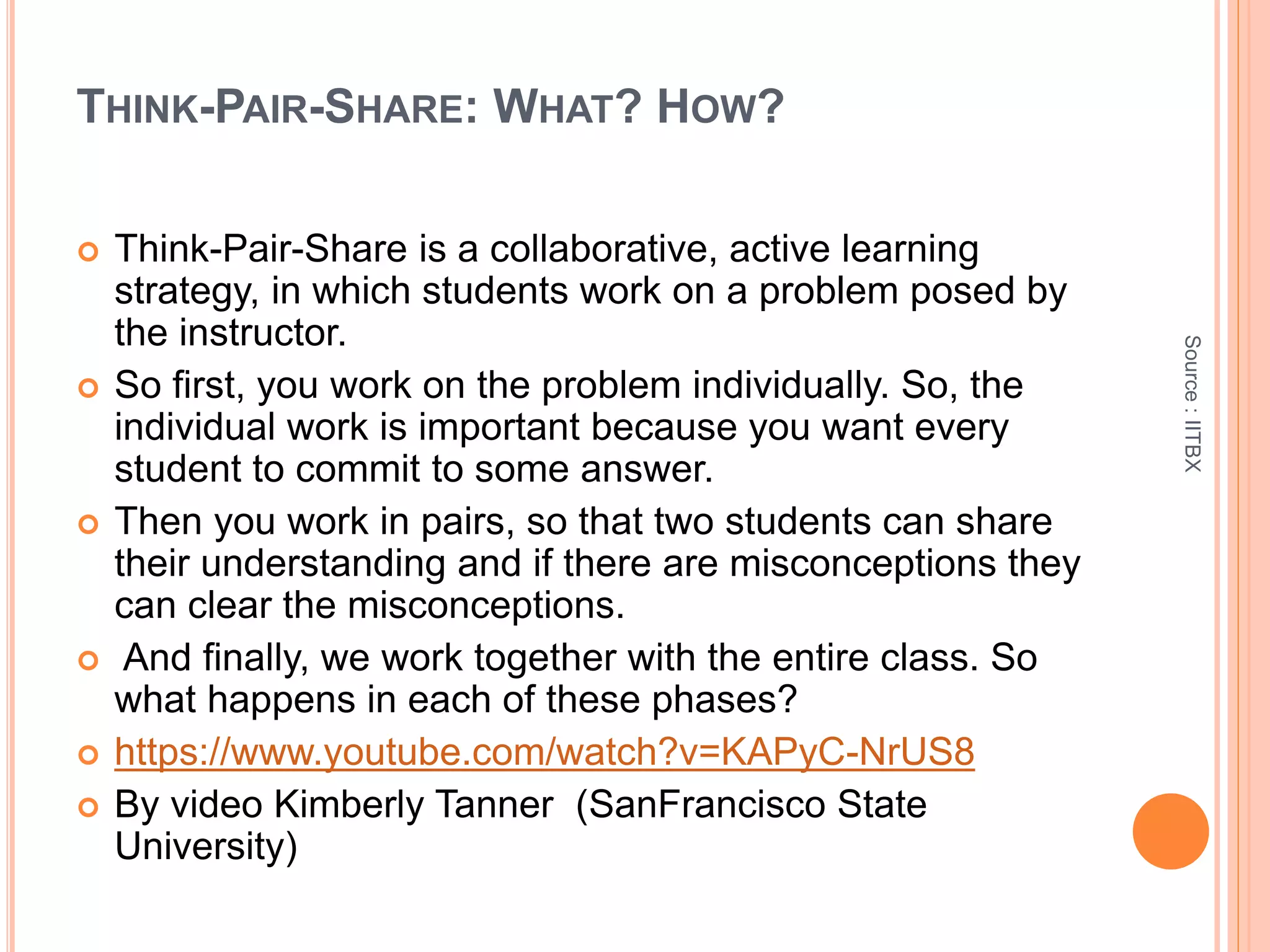 Think Pair Share Activity | PPTX