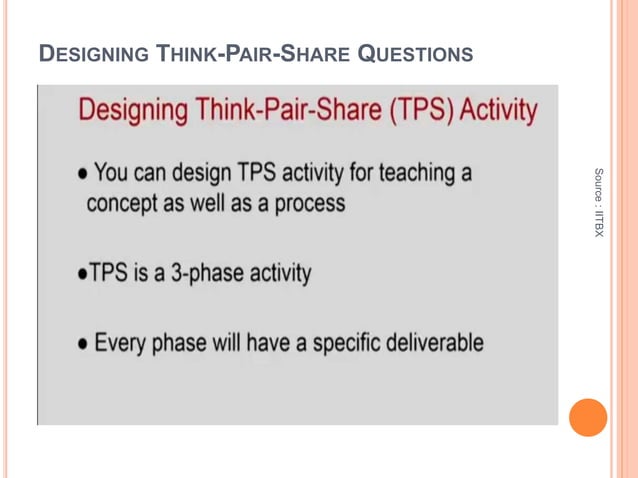 Think Pair Share Activity | PPTX | Education