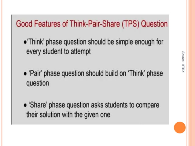 Think Pair Share Activity | PPTX | Education