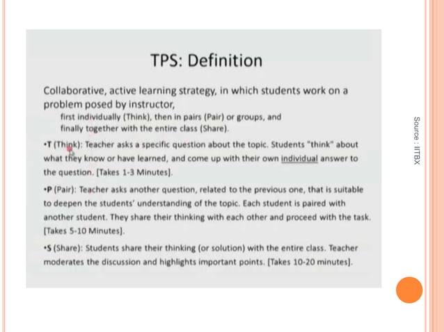 Think Pair Share Activity | PPTX | Education