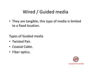 Lecture 3 transmission media | PDF