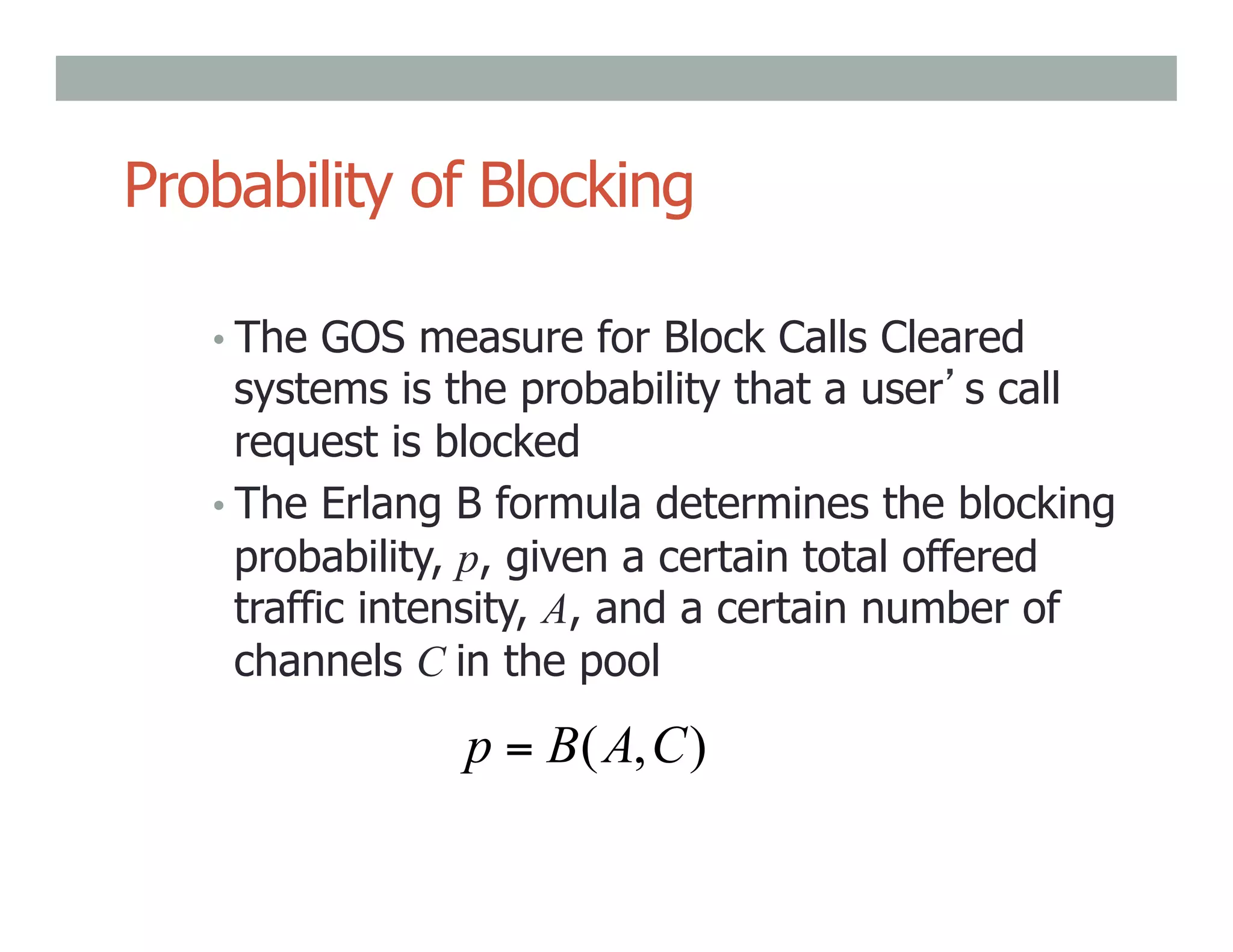 Lecture 3 trunking theory and other issues with cells | PDF