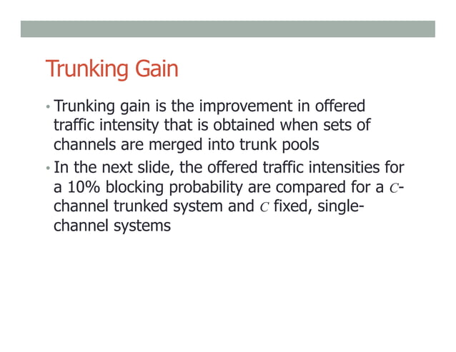 Lecture 3 trunking theory and other issues with cells | PDF