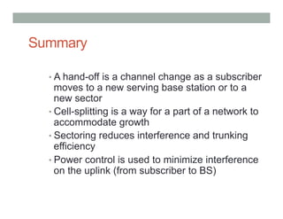Lecture 3 trunking theory and other issues with cells | PDF