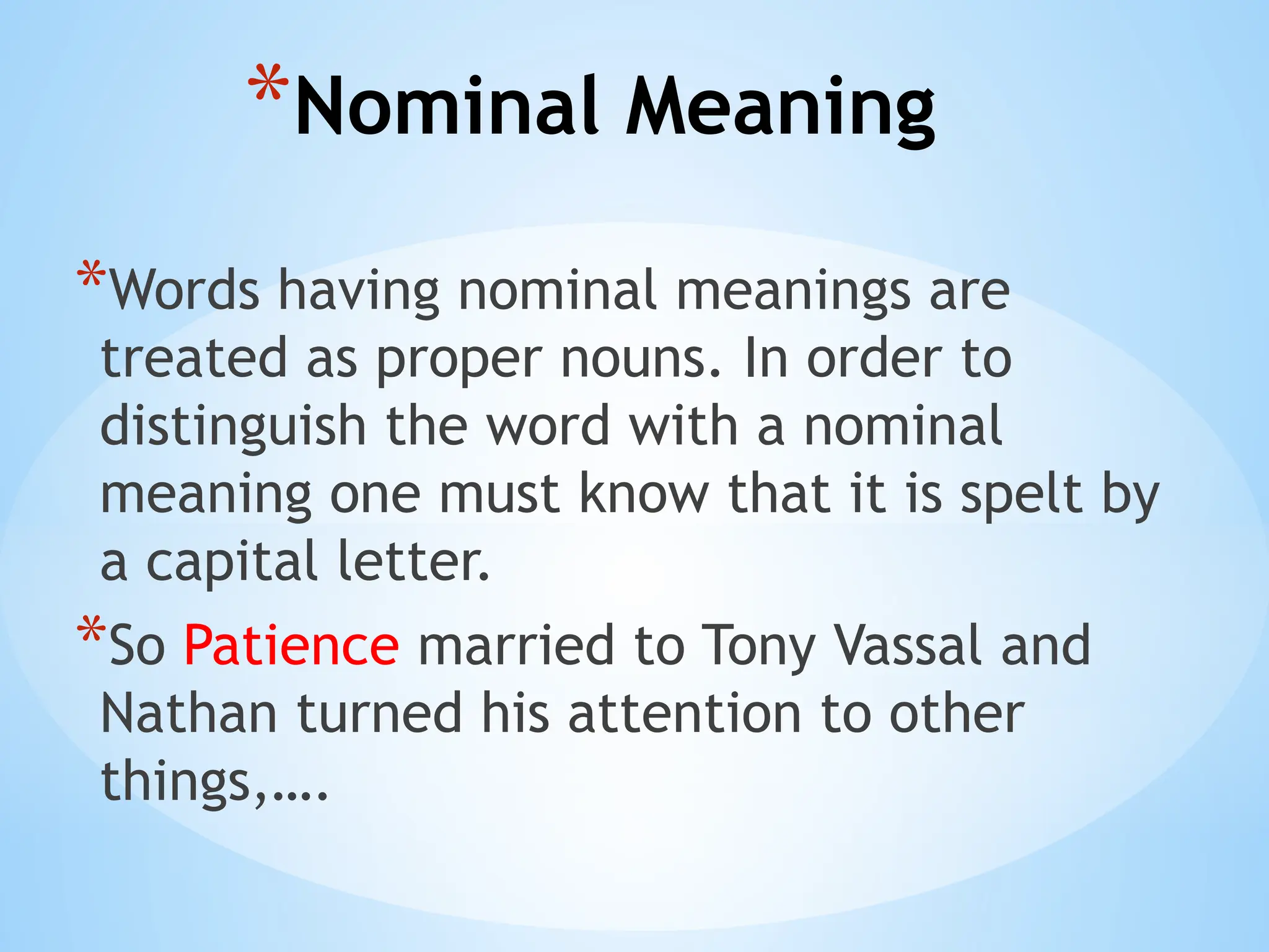 Lecture 3 Types of lexical meaning:logical, nominal and emotive meaning ...