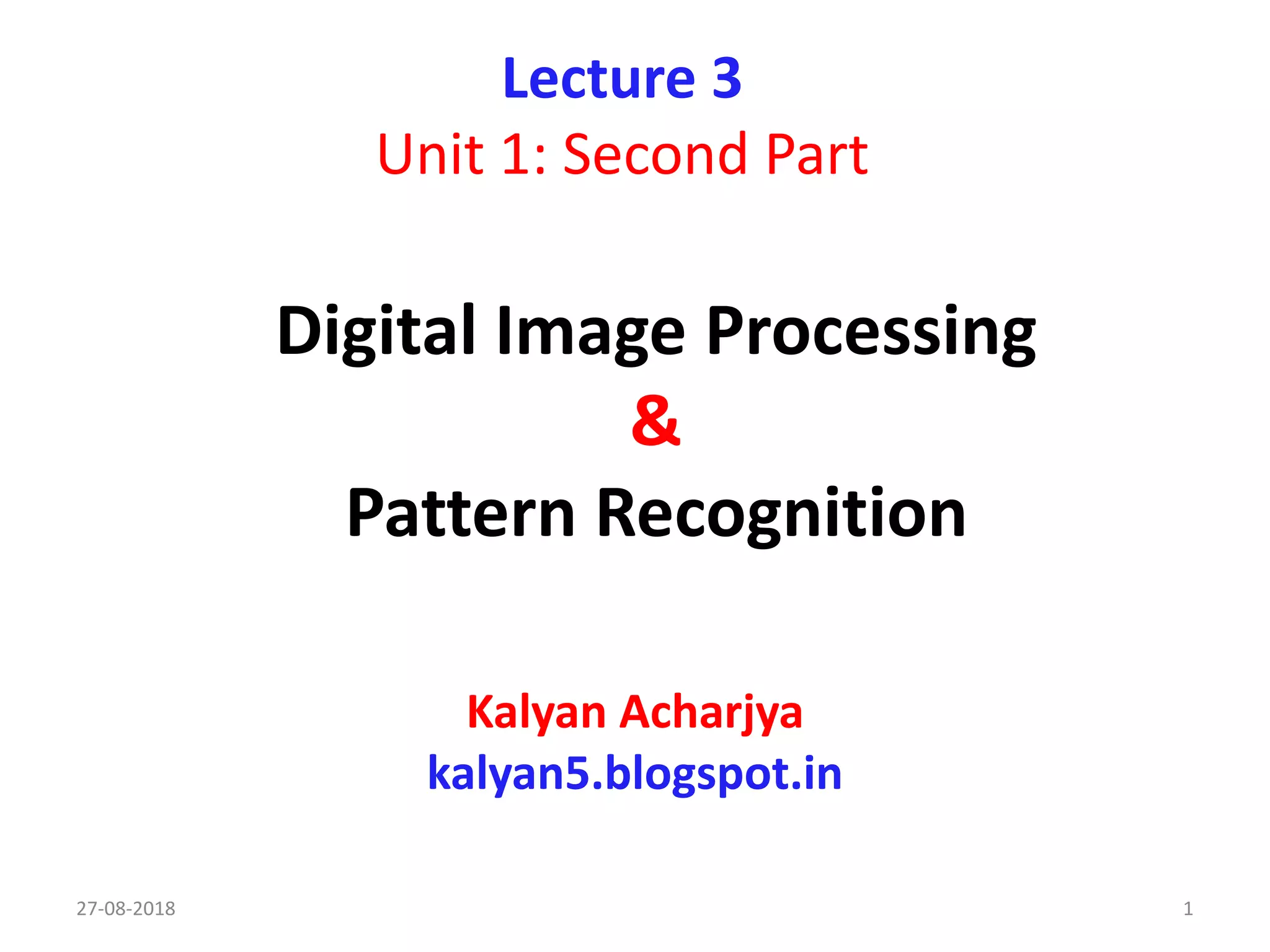 Fundamental Steps of Digital Image Processing & Image Components | PPTX | Photo Editing Software ...