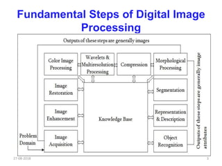 Fundamental Steps of Digital Image Processing & Image Components | PPTX ...