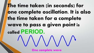 Wave equation (speed, wavelength & frequency | PPTX