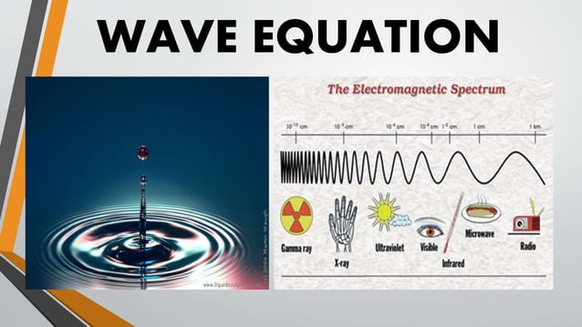 Wave equation (speed, wavelength & frequency | PPTX