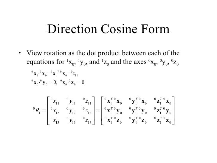 Robotics: 3D Movements