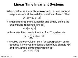 Lecture4 Signal and Systems | PPT | Physics | Science