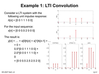Lecture4 Signal and Systems | PPT | Physics | Science