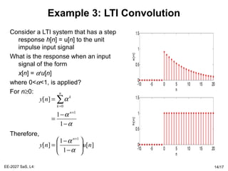 Lecture4 Signal and Systems | PPT | Physics | Science