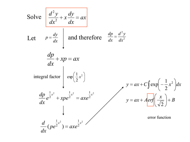 Higher Differential Equation | PPT