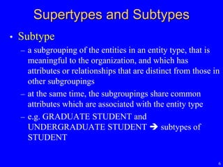 Enhanced ER(database) | PPTX