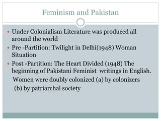Pakistani Literature ...Lecture 4 .. | PPTX