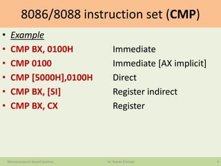 Microprocessors-based systems (under graduate course) Lecture 4 of 9 | PPT
