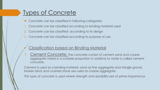 Concrete as Building Material | PPTX