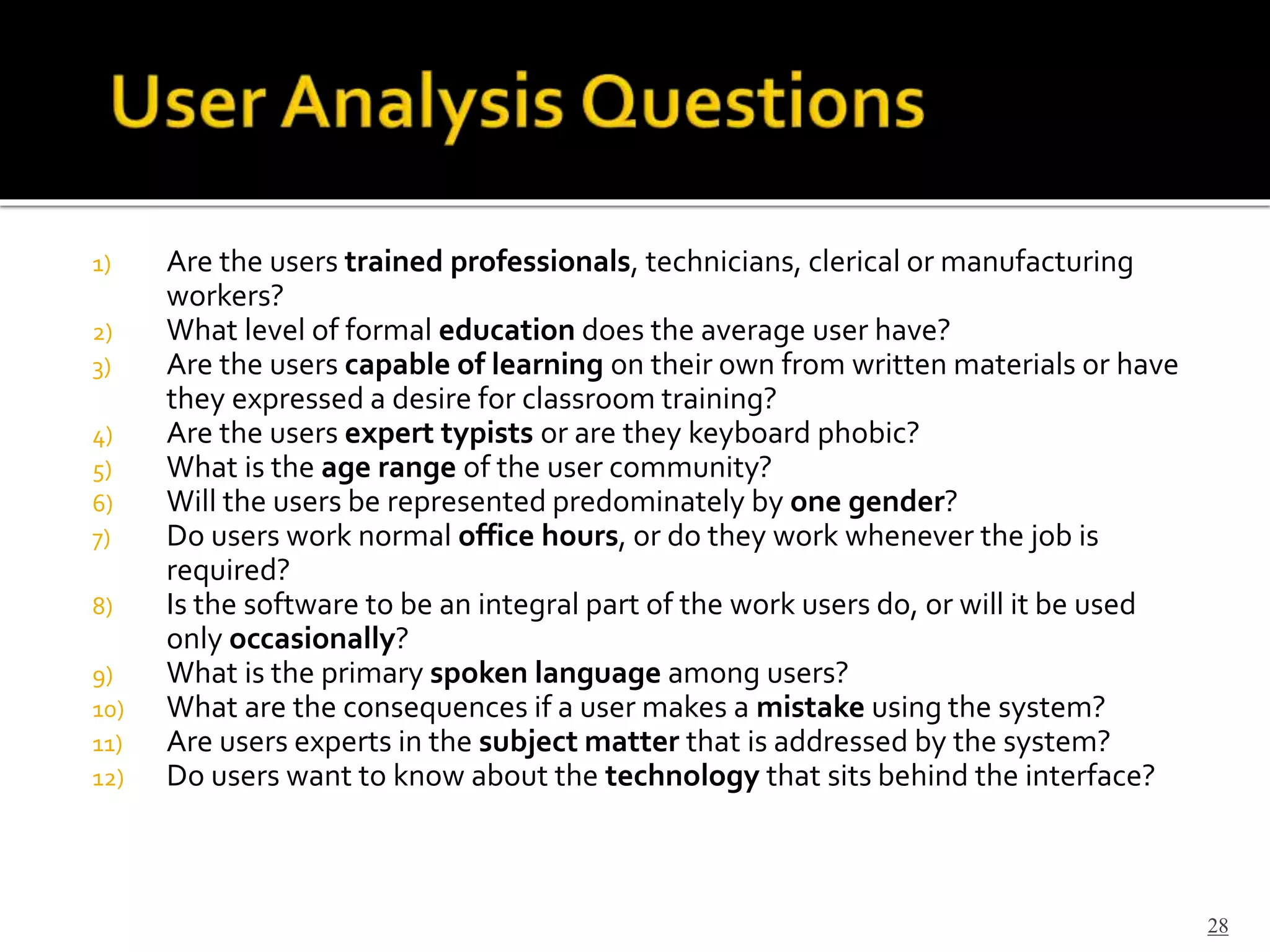 User Interface Analysis and Design | PPTX