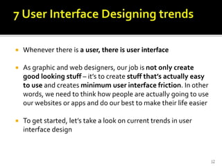User Interface Analysis and Design | PPTX