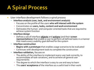 User Interface Analysis and Design | PPTX