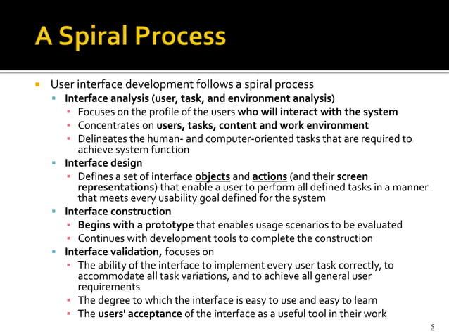 User Interface Analysis And Design Ppt