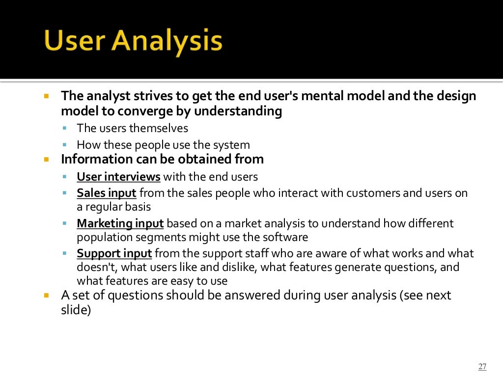 User Interface Analysis And Design