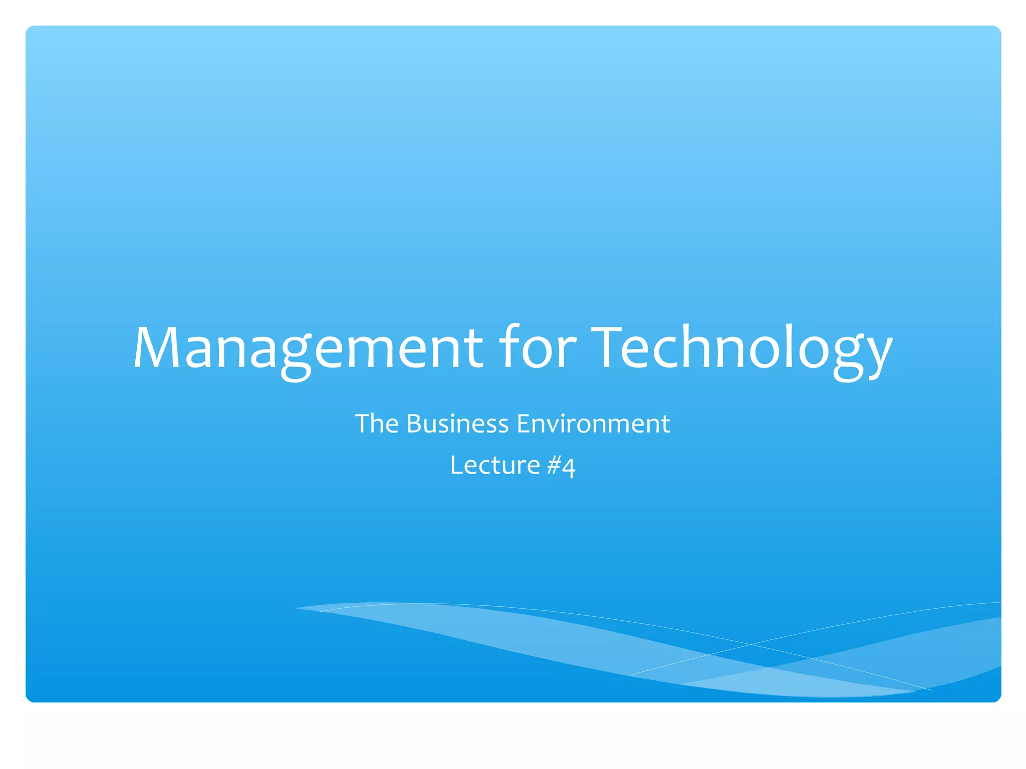 Technology Management | PPT