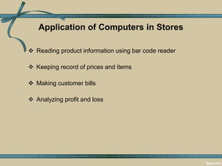 Introduction to computers Lecture # 4 | PPT