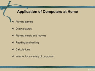 Introduction to computers Lecture # 4 | PPTX