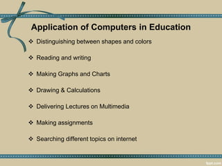 Introduction to computers Lecture # 4 | PPT