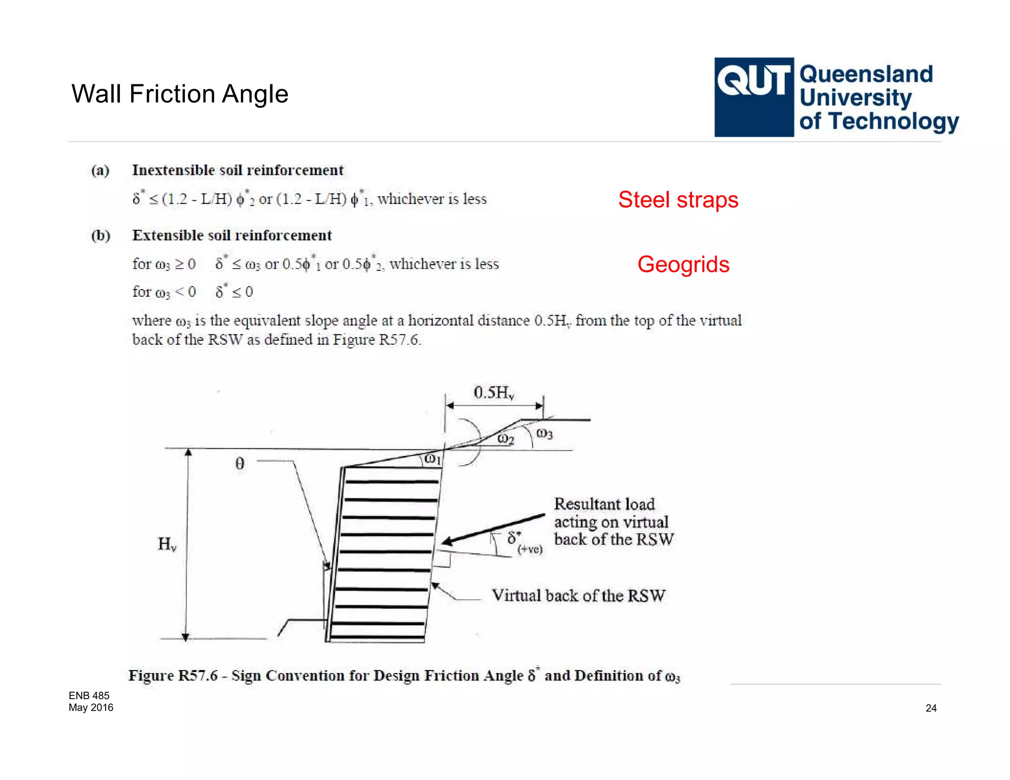 The design of earth retaining structures - Lecture 4 | PDF