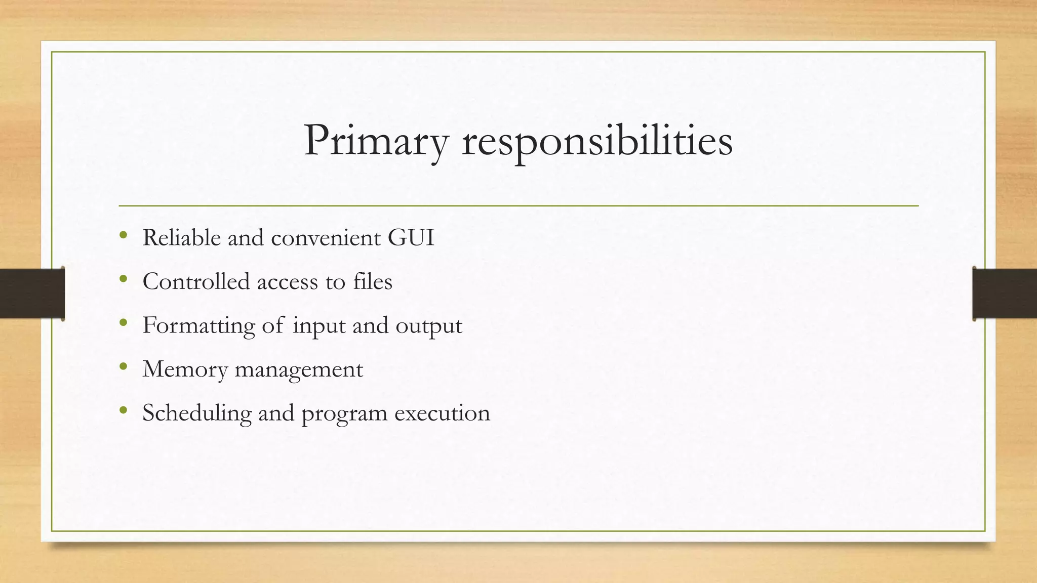 Operating Systems Ppt