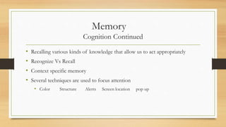 Cognitive frameworks | PPTX