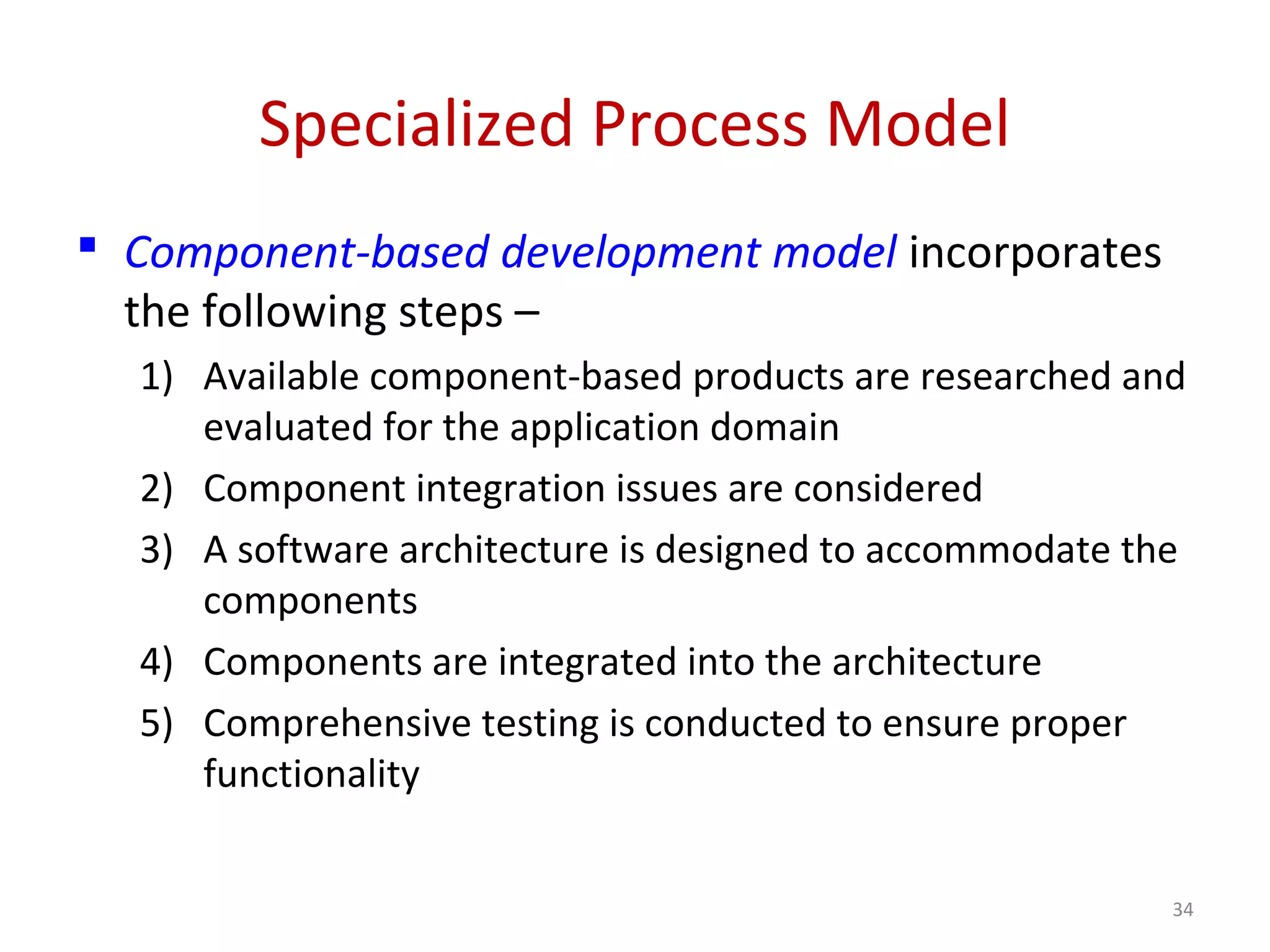 Software Engineering (Process Models) | PPT