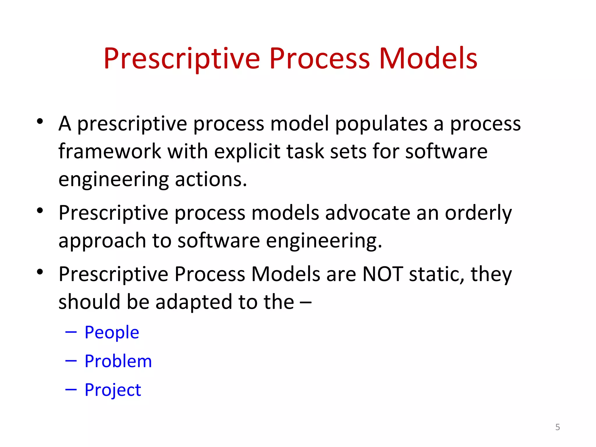 Software Engineering (Process Models) | PPT