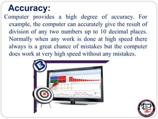 computer and its charectorstice | PPTX | Data Storage and Warehousing ...