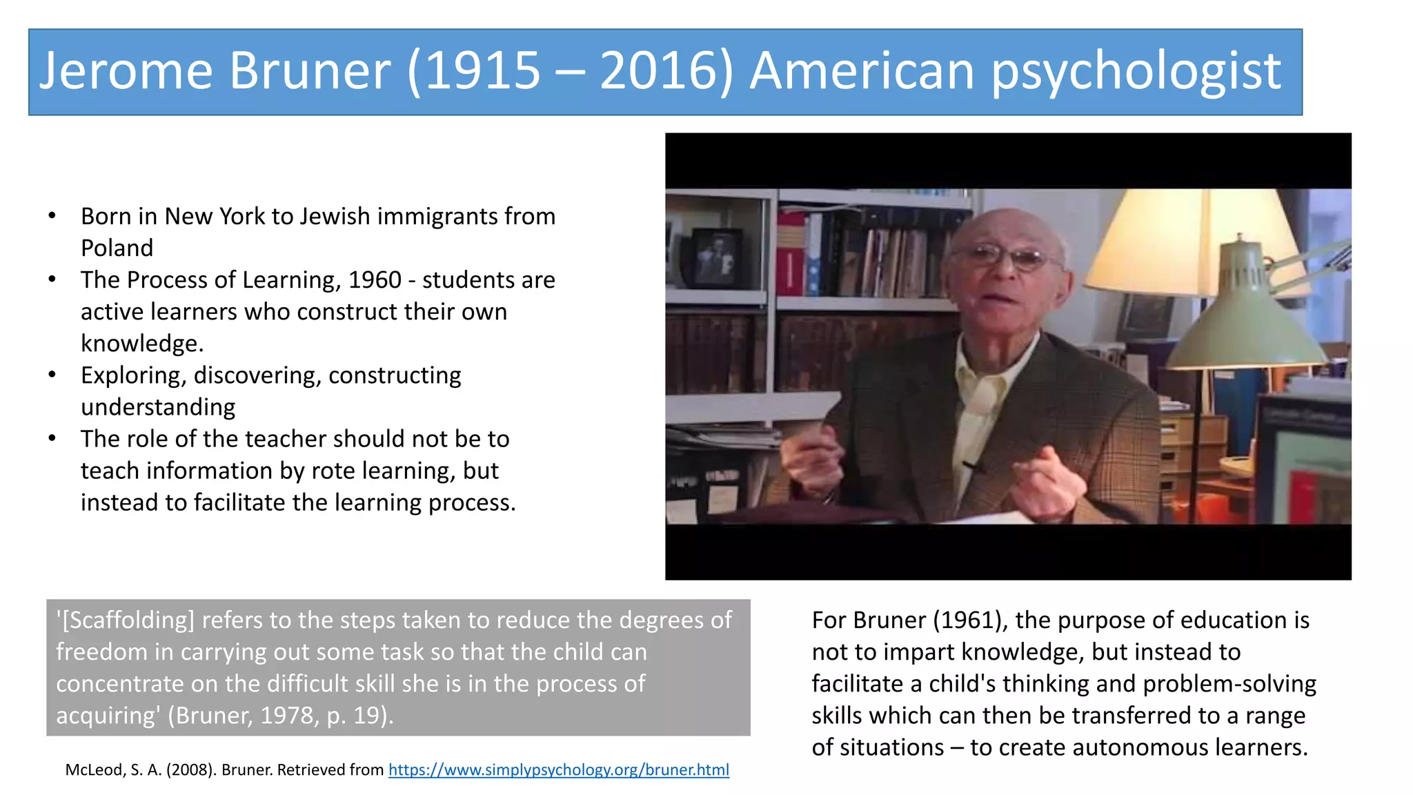 Lecture : Theories of Learning Part II | PPT