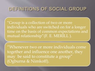 Lecture 4. Social Group | PPTX