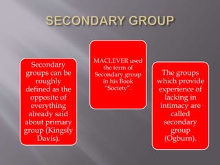Lecture 4. Social Group | PPT