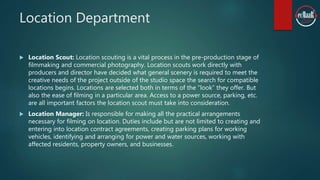 Casting Crew - Job Descriptions | Film Production | PPT