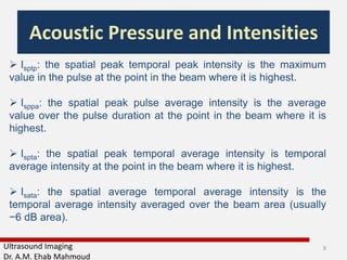 Medical Equipment Ultrasound Lecture 4 | PPT