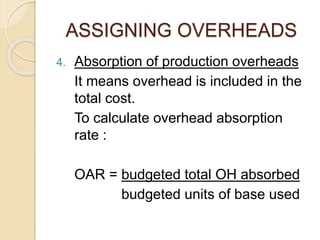 ACC 116 OVERHEAD | PPTX