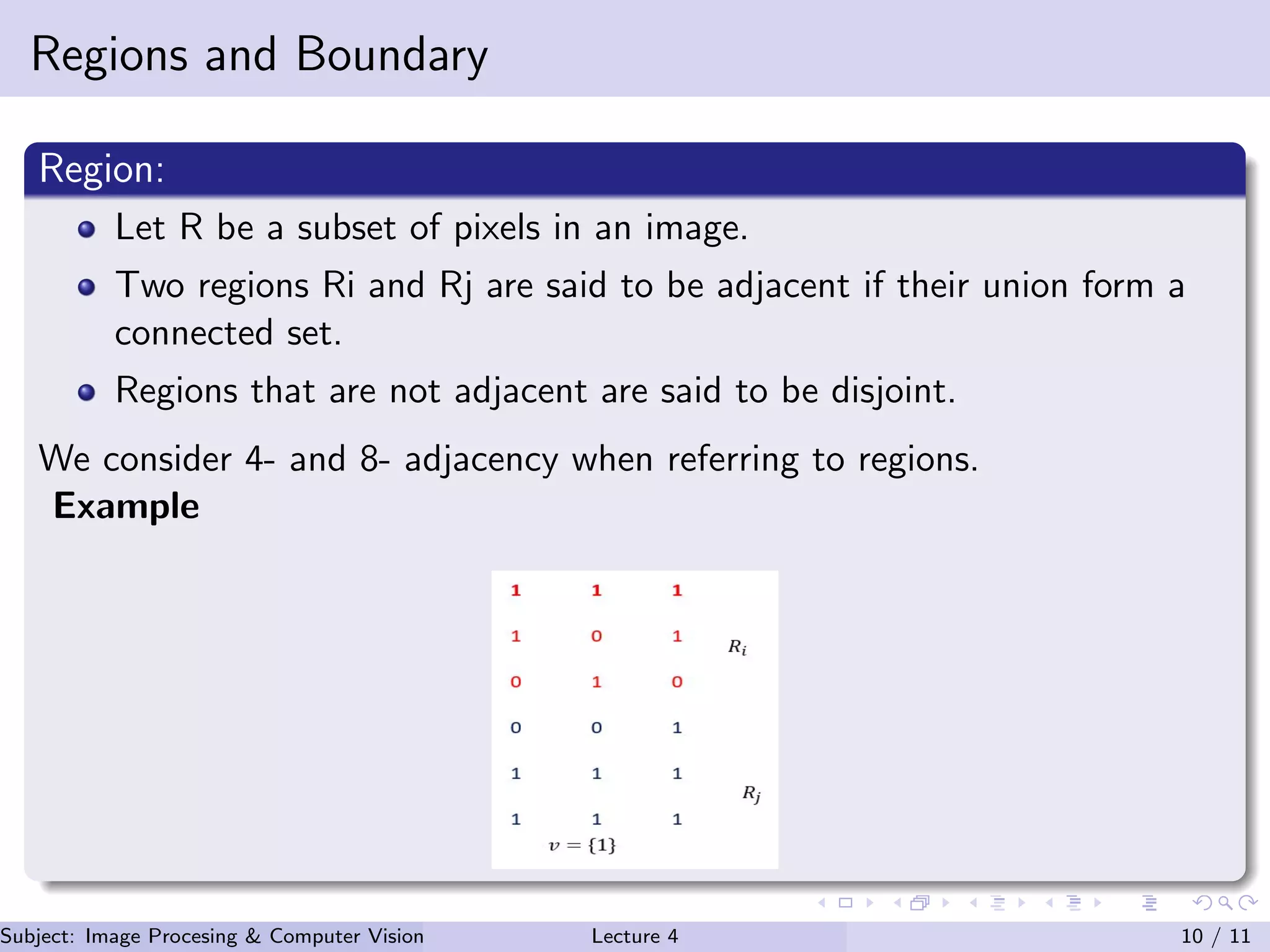 Lecture 4 Relationship between pixels | PDF