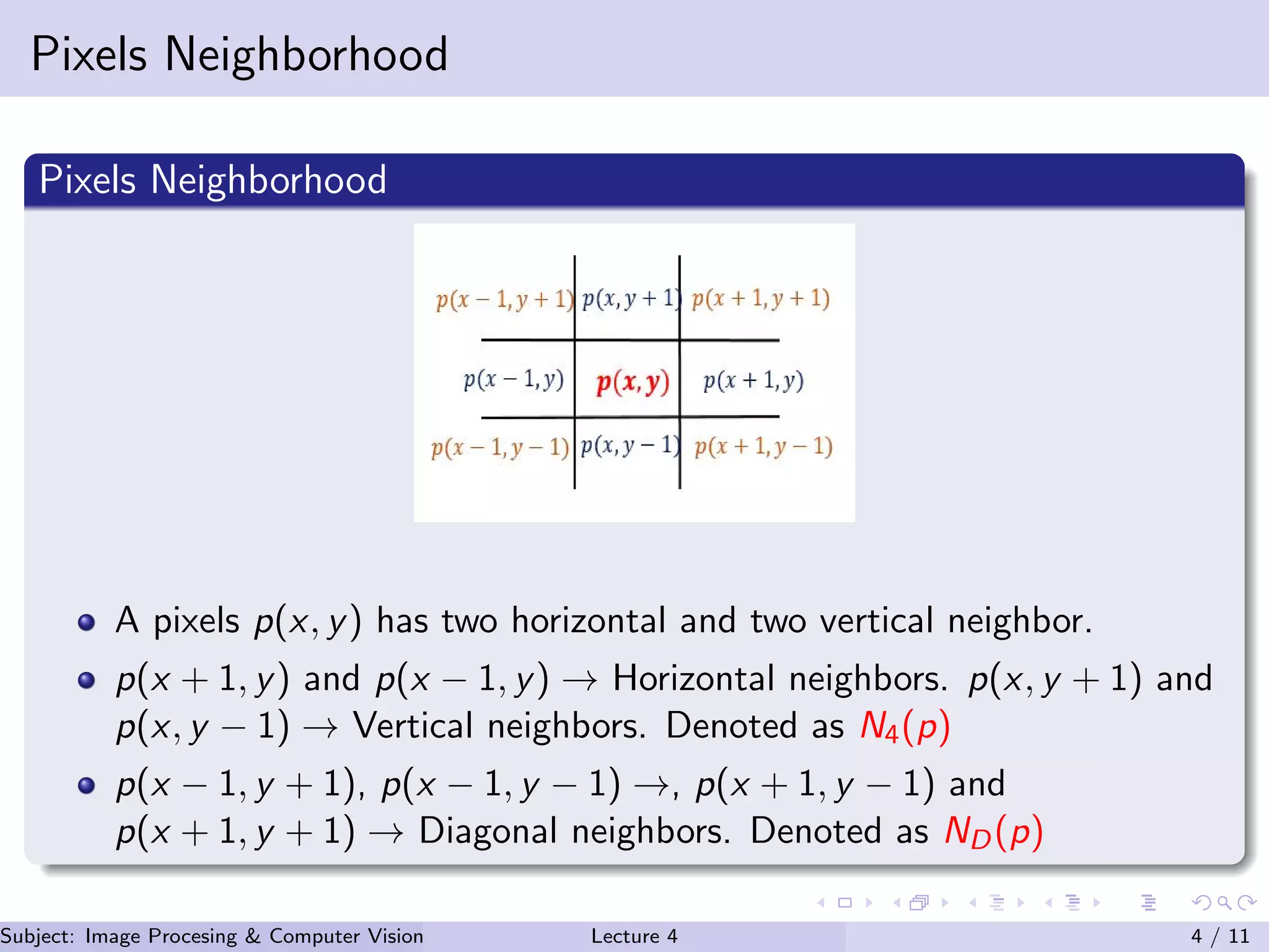 Lecture 4 Relationship between pixels | PDF