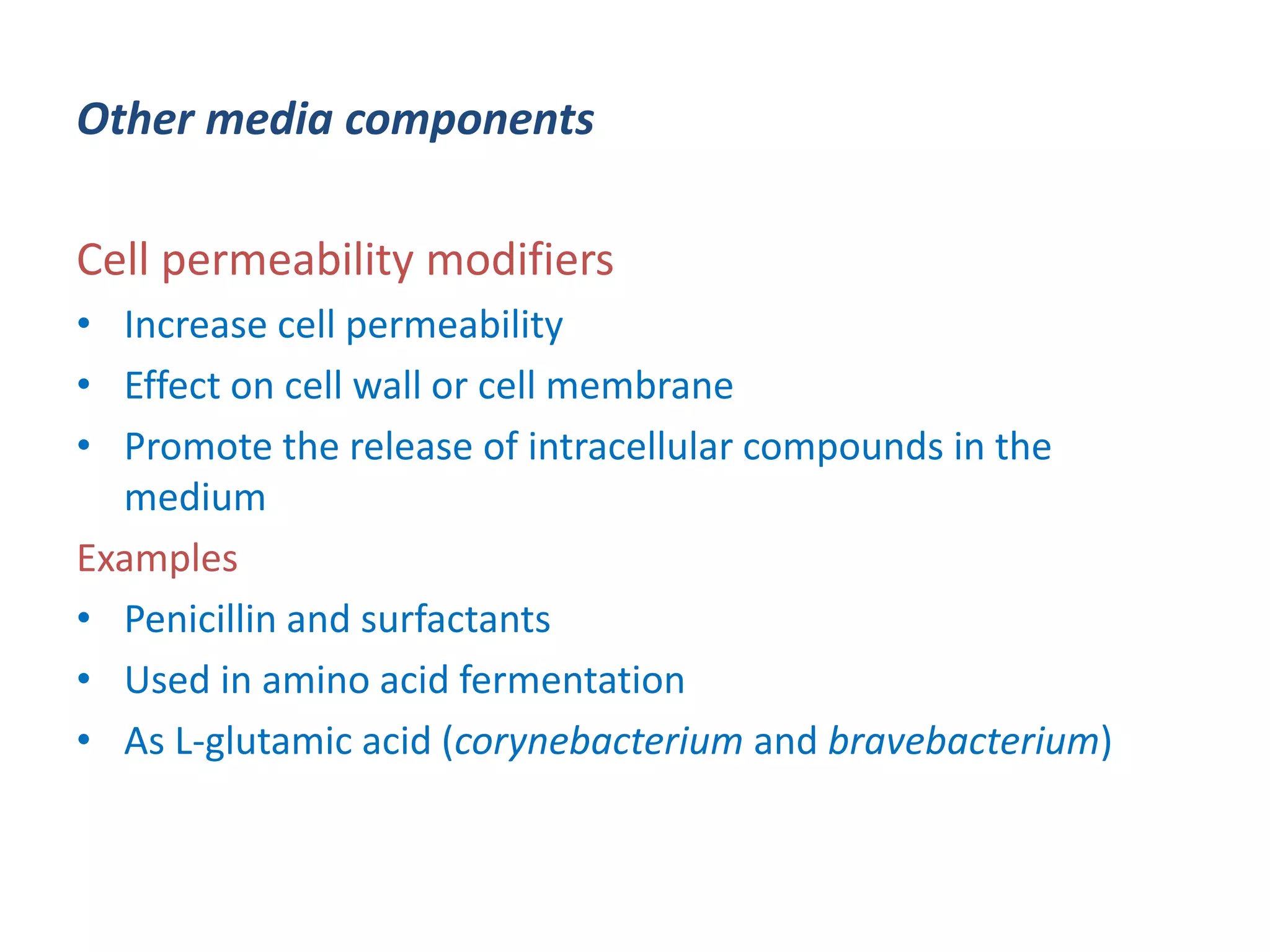 Fermentation media (Raw Material) - Lecture 4 | PDF