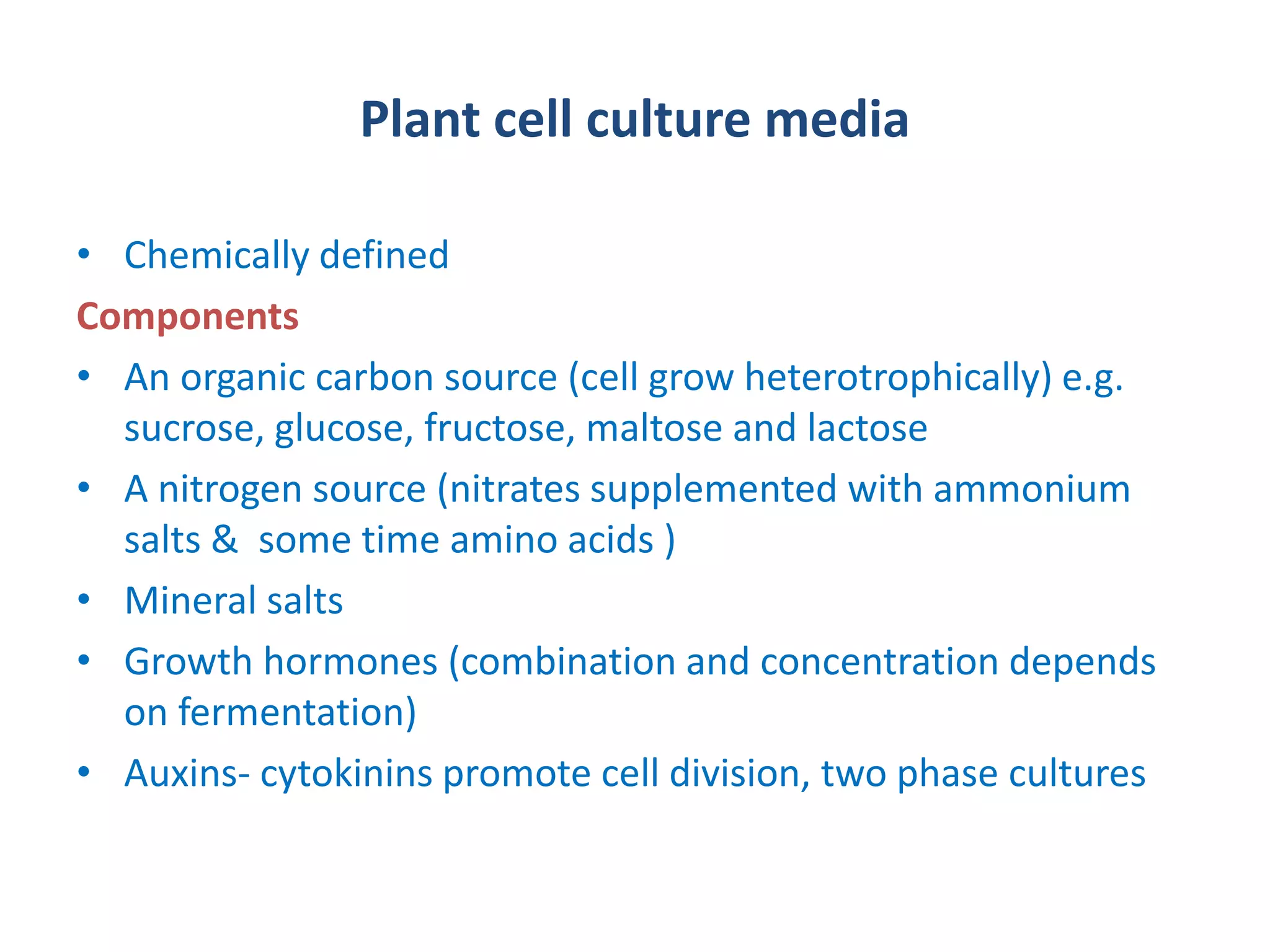 Fermentation media (Raw Material) - Lecture 4 | PDF