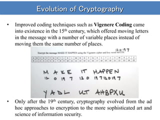 Evolution of Cryptography and Cryptographic techniques | PDF
