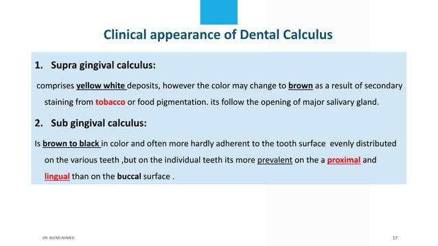 Deposits on the Teeth | PDF | Dental Health | Diseases and Conditions