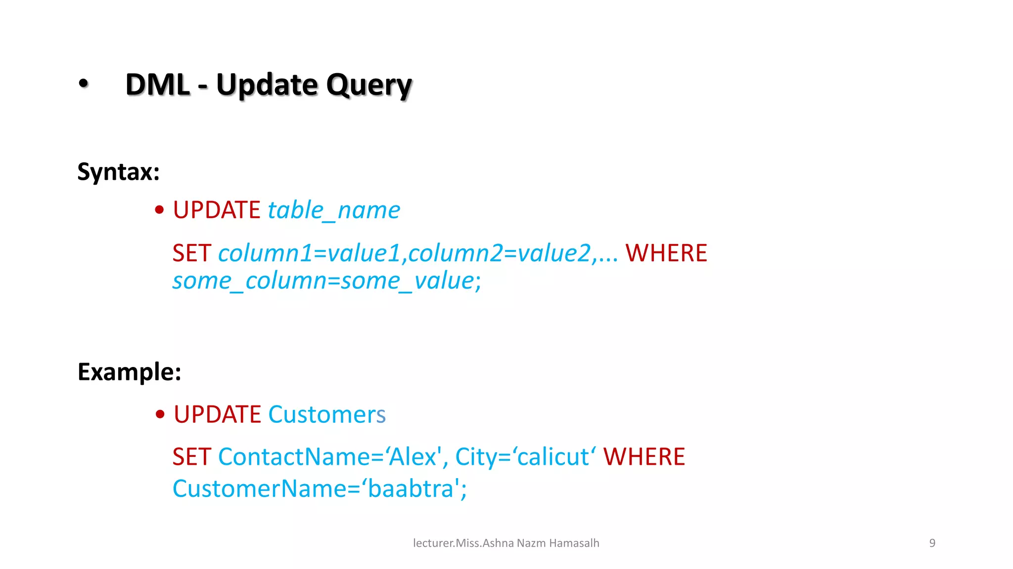 SQL server management studio | PPTX